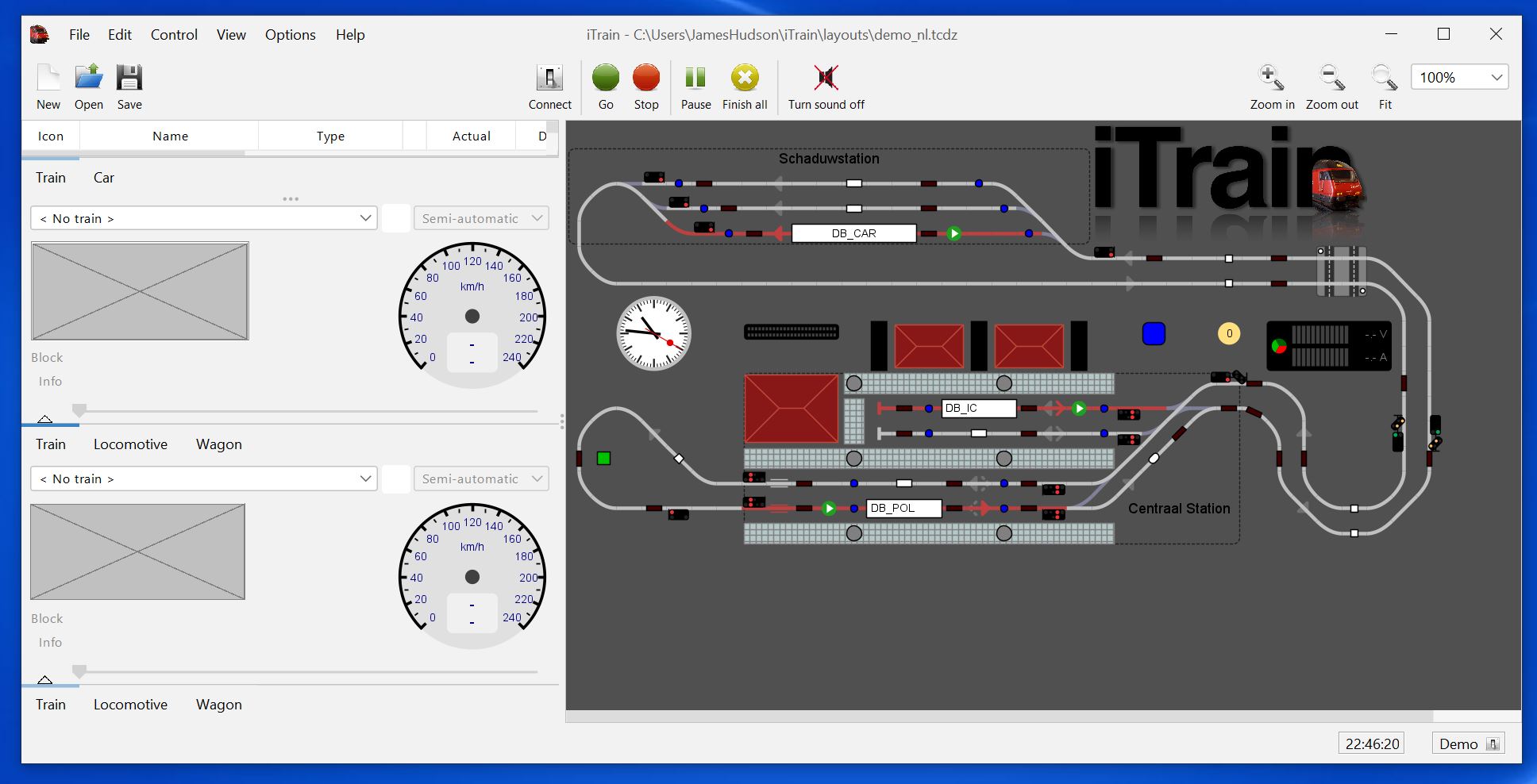 iTrain using Sprog for programing Loco CVs - dcctrainautomation.co.uk